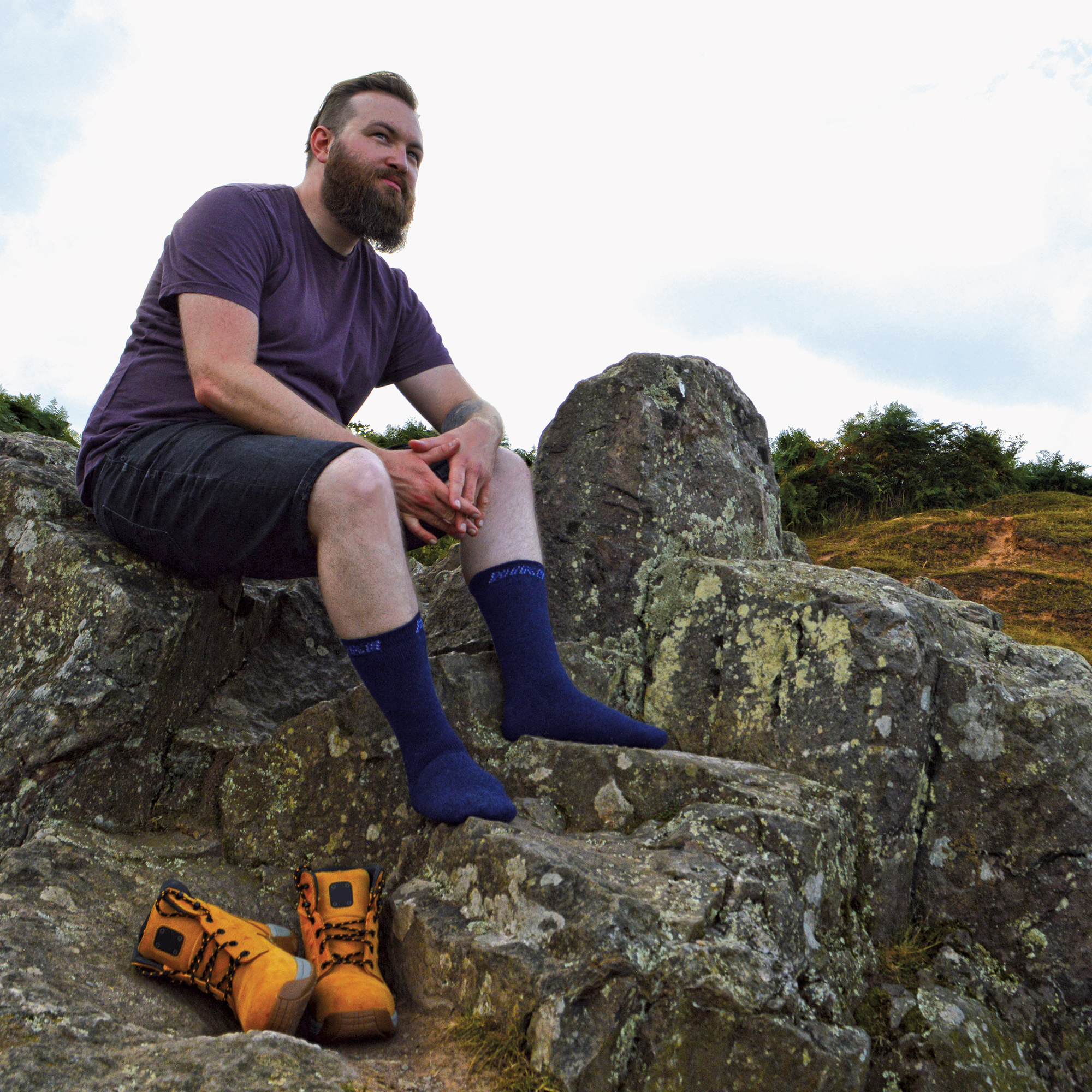 12 Pairs Mens Cushioned Crew Walking Socks | Sock Snob | Breathable ...