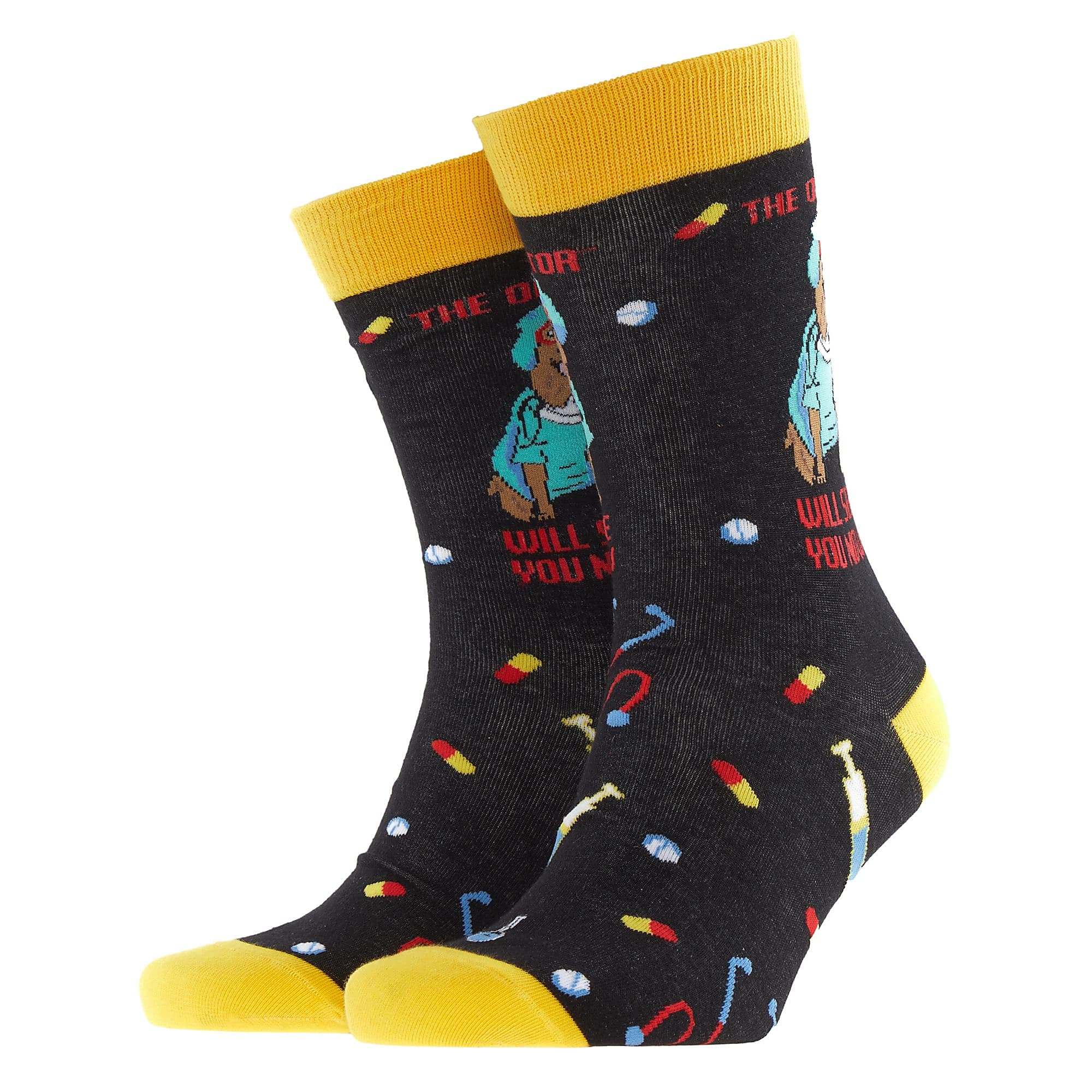 Sausage Dog Novelty Socks | Soctopus | Cotton Crew Fun Print Socks ...