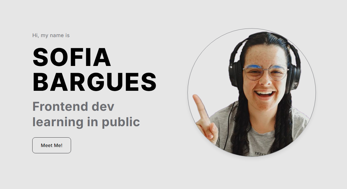 Sofia Bargues - Frontend Developer