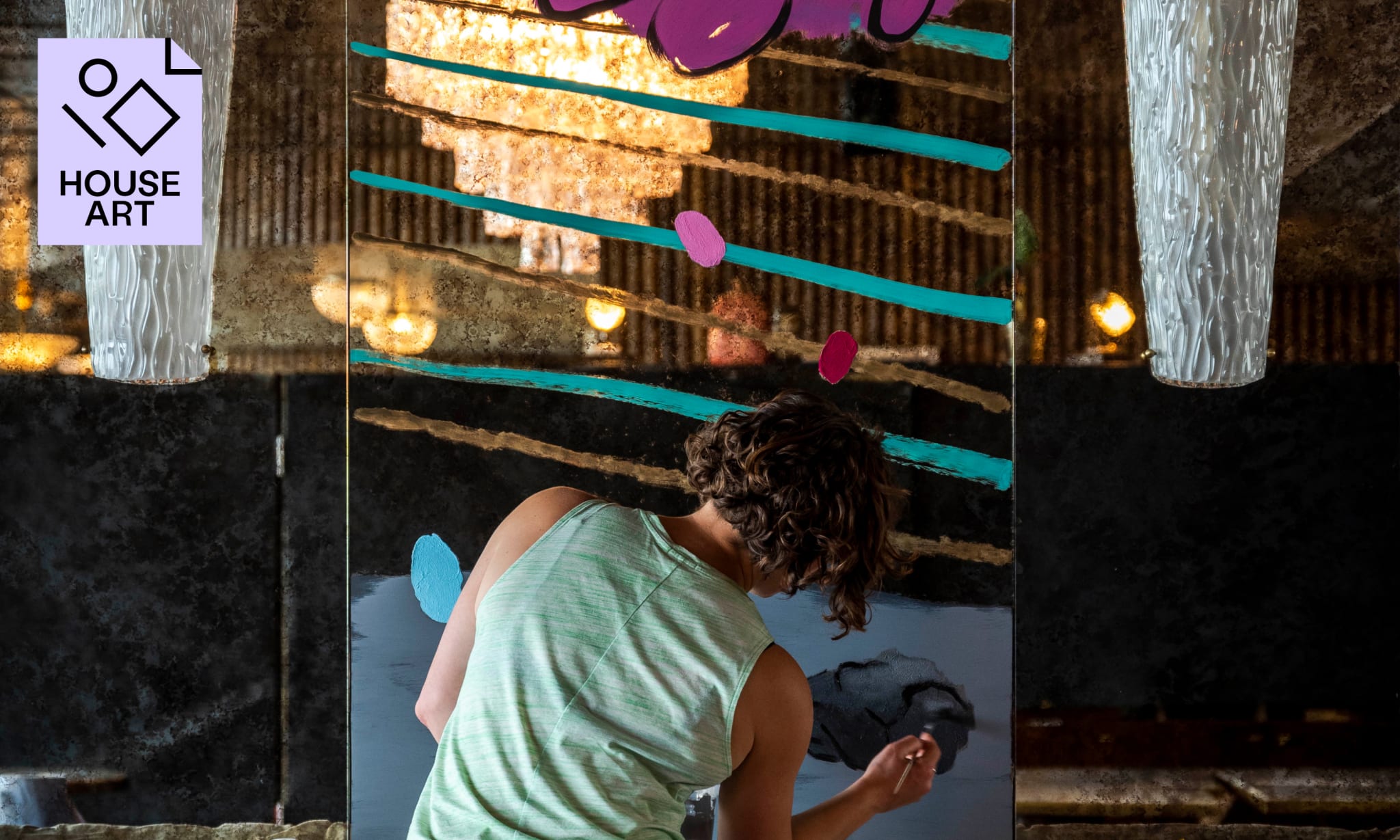 The story behind White City House’s bold mirror mural