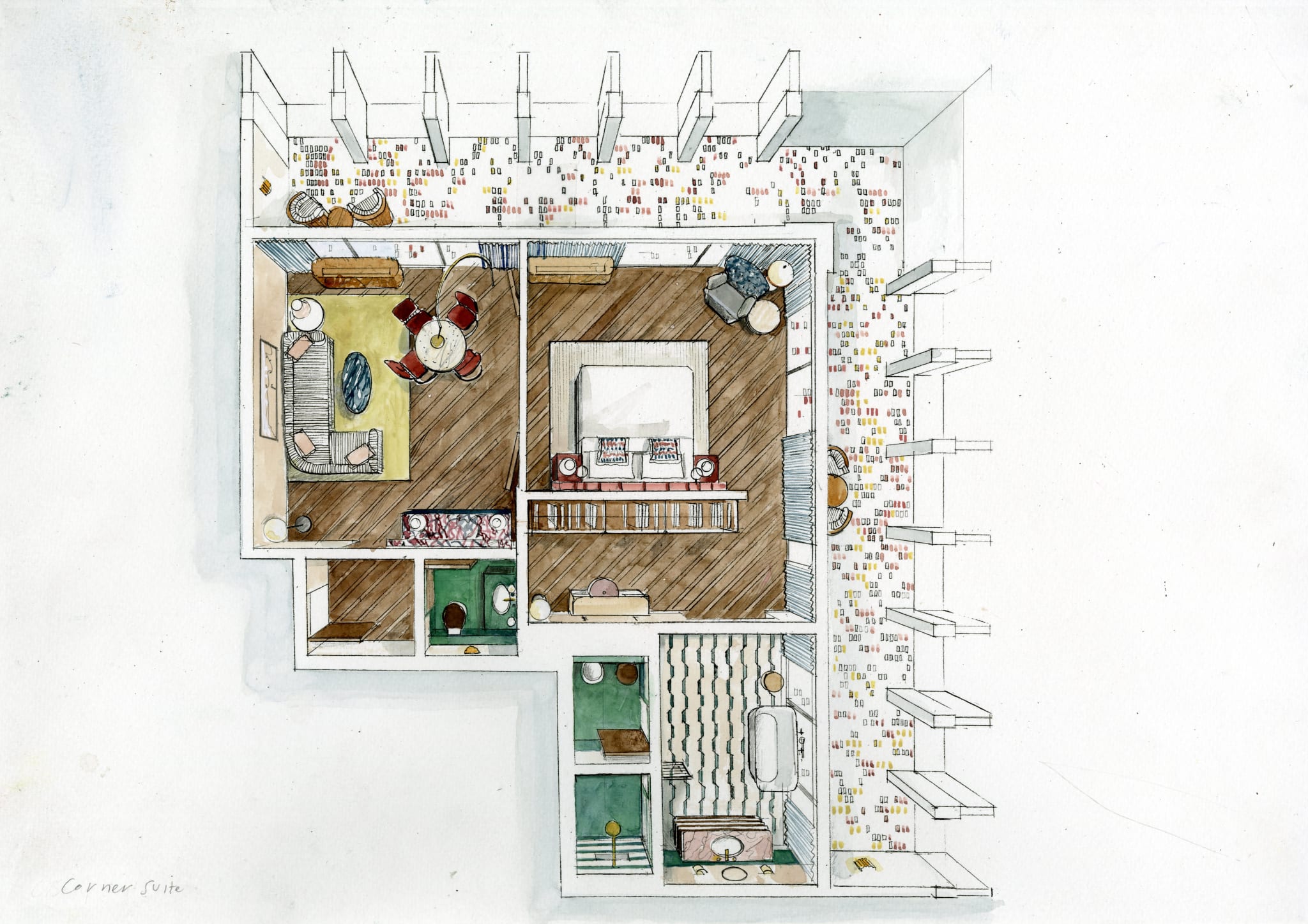 Palace View Suite | The Ned Doha