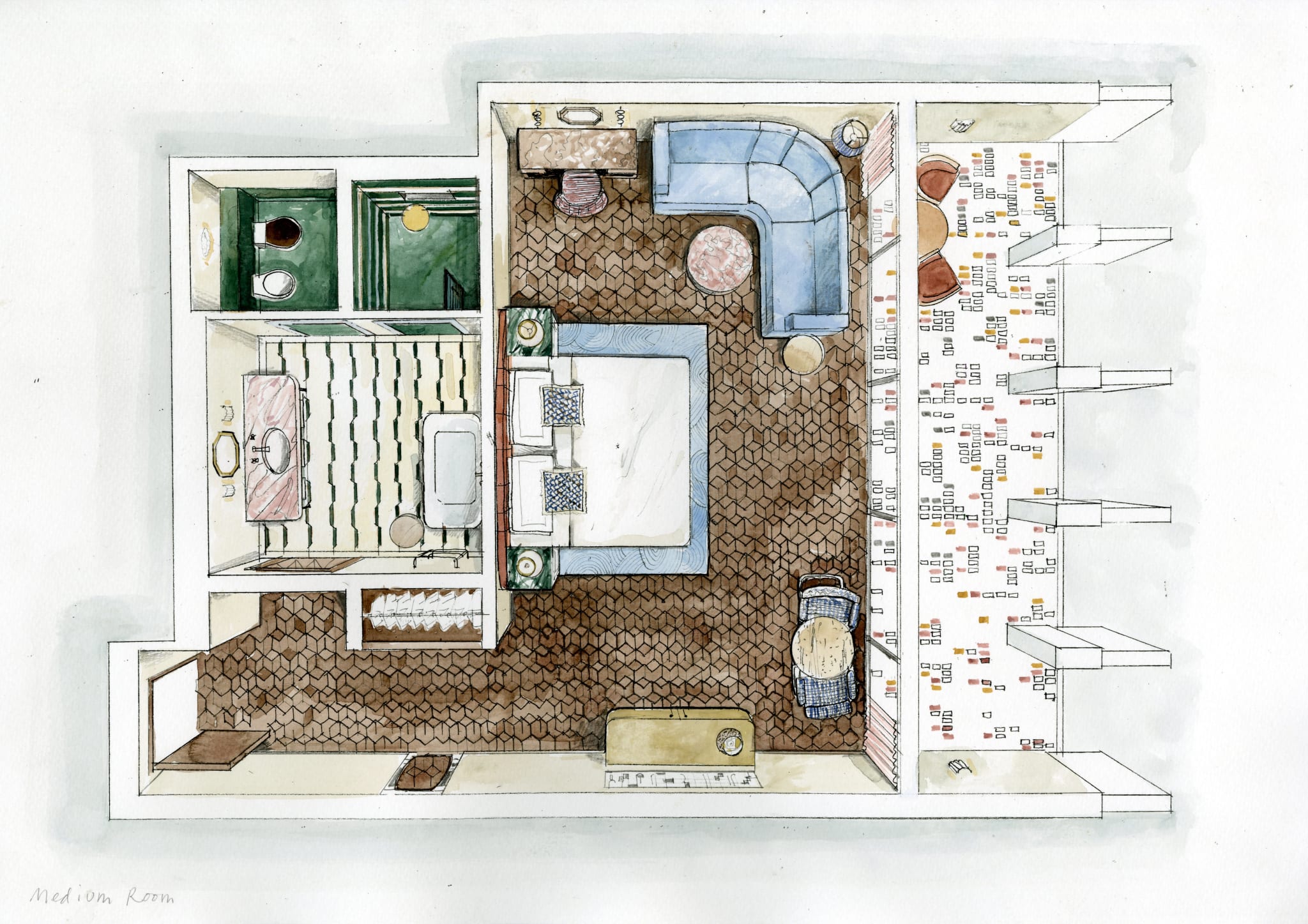 Large room | The Ned Doha