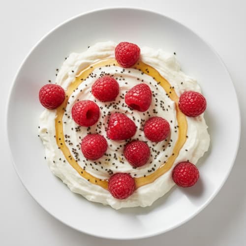 Silky Greek Yogurt Protein Mousse with Berries