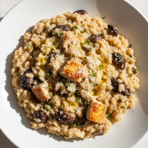 Wild Mushroom Risotto with Parmesan