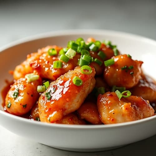 Crispy Pan-Seared Orange Chicken with Zesty Sticky Sauce