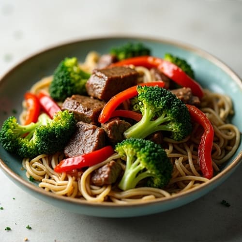 Quick Garlic-Ginger Beef and Broccoli Stir-Fry