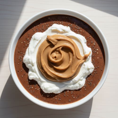 Silky Chocolate Protein Pudding with Greek Yogurt
