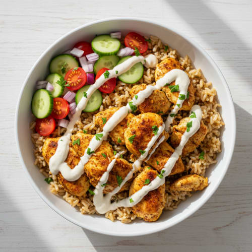Chicken Shawarma Rice Bowl
