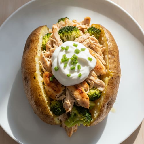 Loaded Baked Potatoes with Savory Toppings