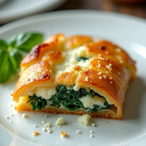 Crispy Spinach Feta Phyllo Bake