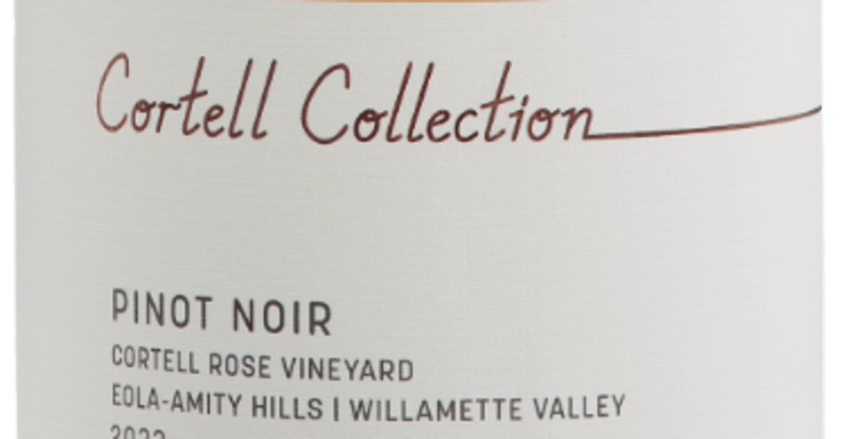 Cortell Collection | 2022 Cortell Rose Vineyard Eola Amity Hills