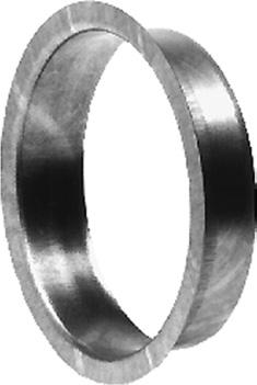 Verzinkt stalen platte spie voor kanaalaansluiting, D 200 mm | StockPro