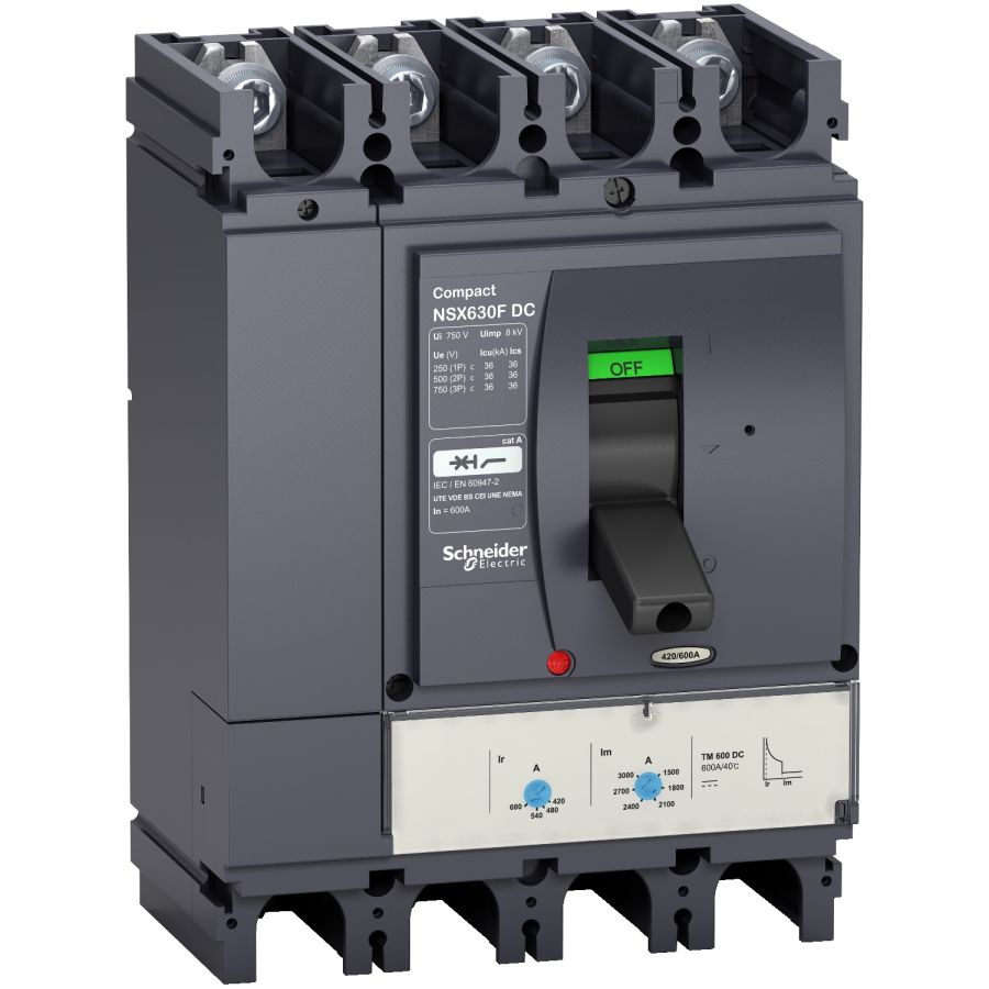 Schneider Electric - LV438260 - NSX400F disj DC 4P 250A Schneider Electric - LV438260 - NSX400F disj DC 4P 250A