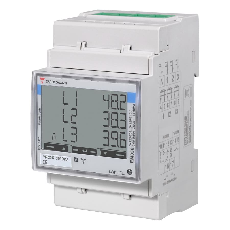 Carlo Gavazzi - EM330DINAV53HO1PFB - COMPTEUR ENERGIE 3P MID PULSES Carlo Gavazzi - EM330DINAV53HO1PFB - COMPTEUR ENERGIE 3P MID PULSES