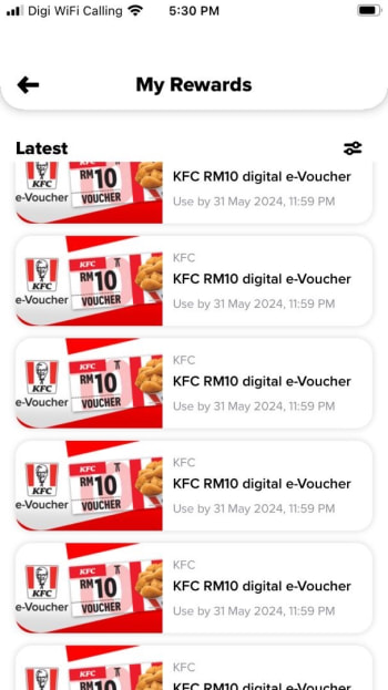 KFC 9 for RM36