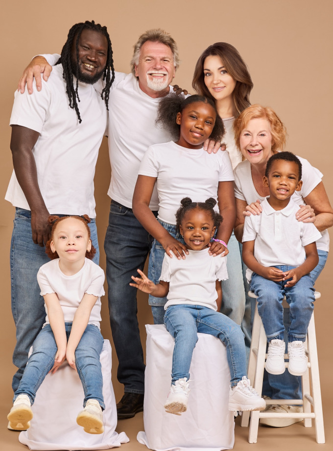 Model families | Families for advertising and commercial work.