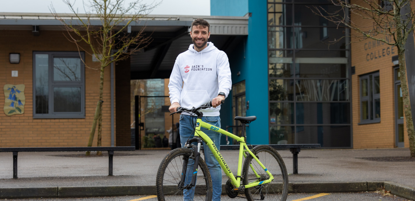 Sam McQueen joins the Saints Big Bike Challenge | Southampton FC ...