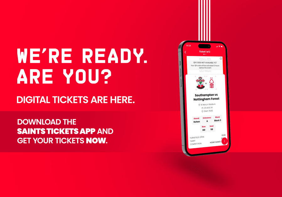 Download your Nottingham Forest tickets on the Saints Tickets App ...
