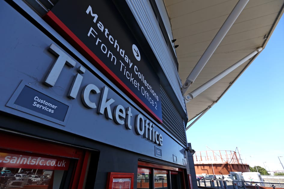 Ticket Office new opening hours | Southampton FC Official Site