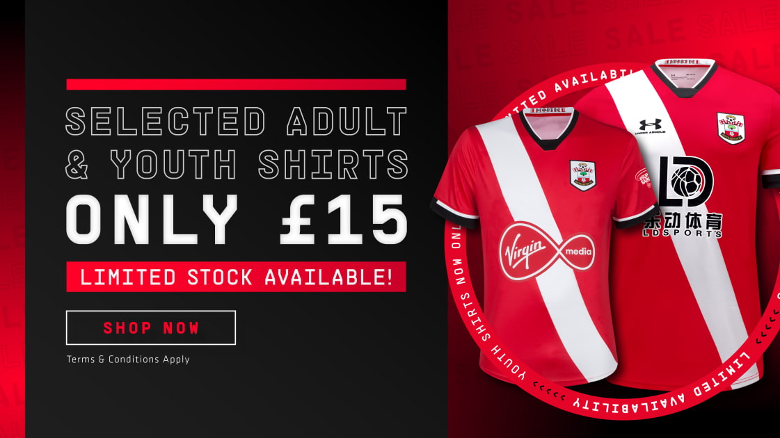 2020/21 Saints shirts just £15 | Southampton FC Official Site