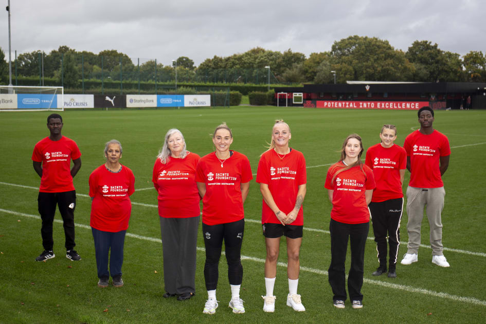 Aimee Palmer and Chloe Peplow meet Saints Foundation | Southampton FC ...