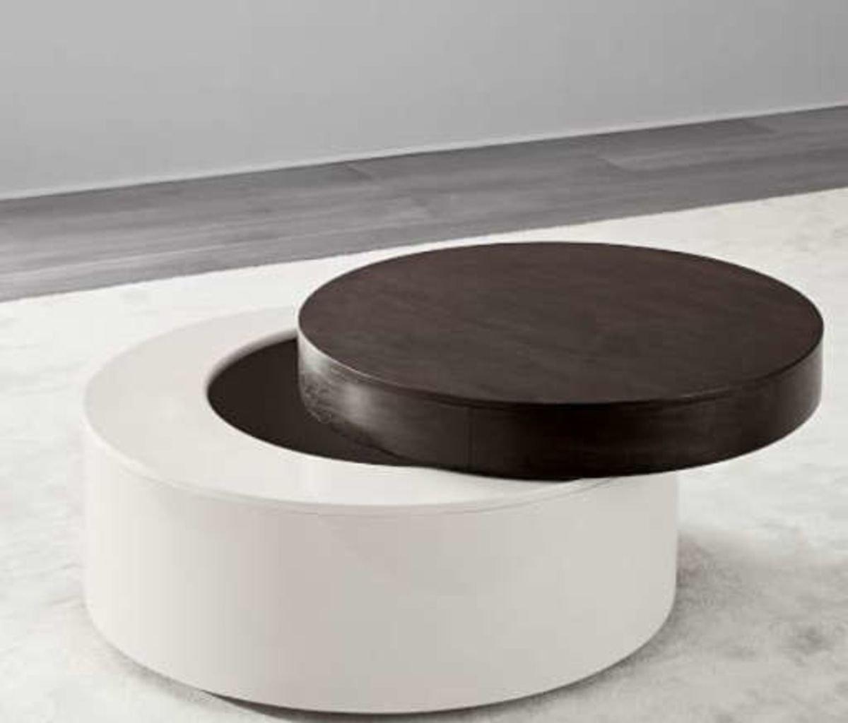 Stacked Disk Storage Coffee Table | Spacejoy