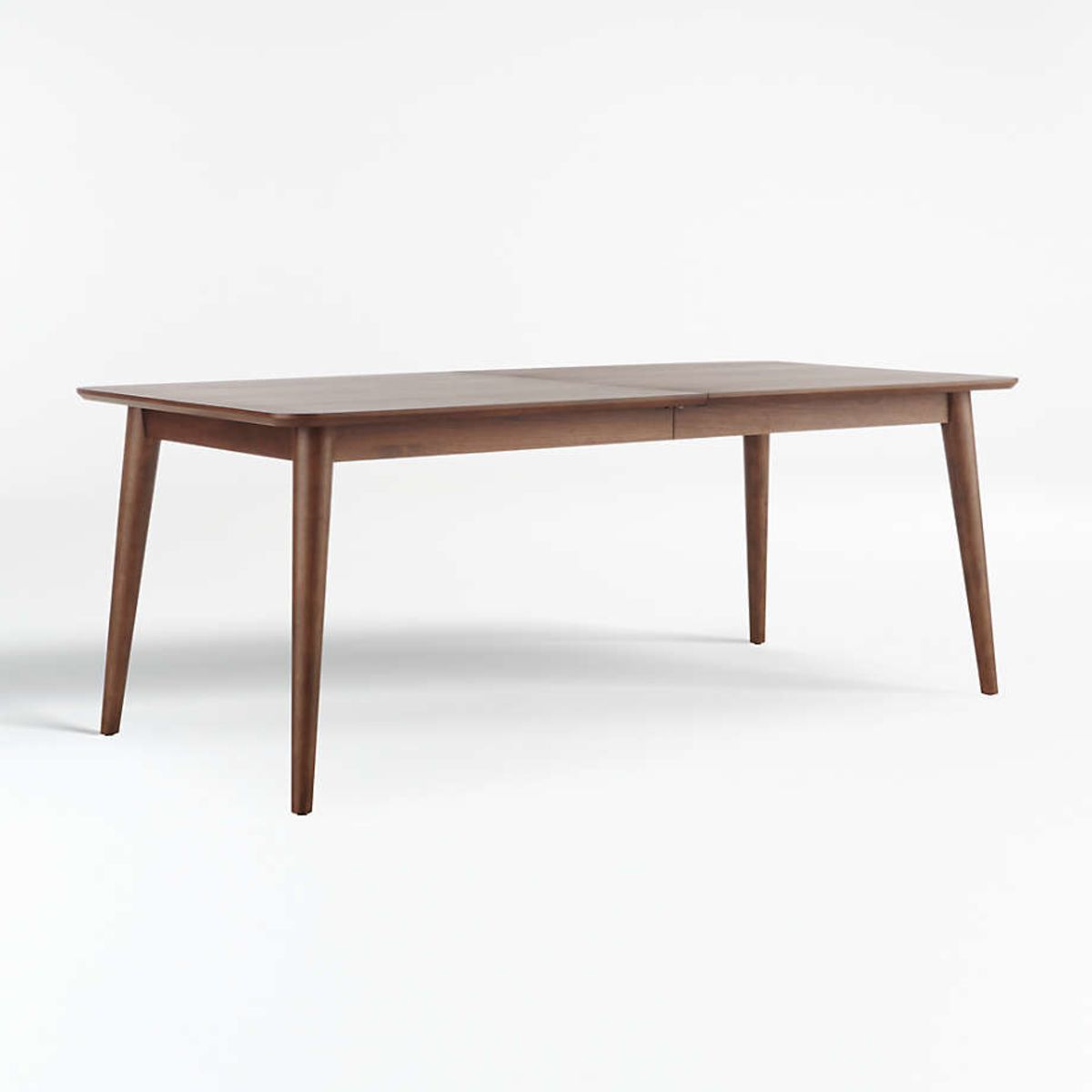 Tate Walnut Extendable Midcentury Dining Table | Spacejoy