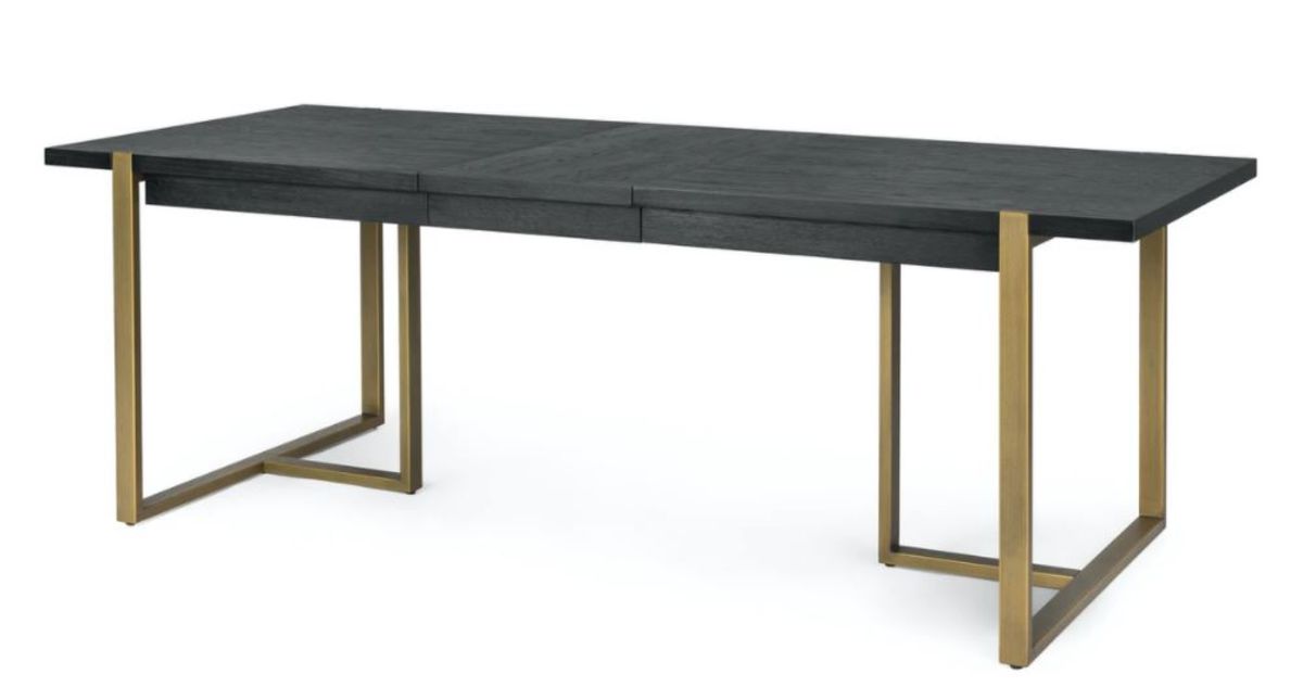 Oscuro Black Extendable Dining Table | Spacejoy