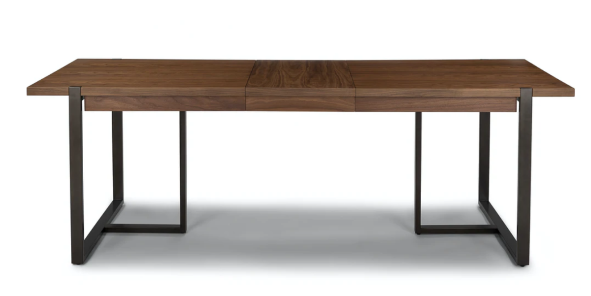 Oscuro Walnut Extendable Dining Table | Spacejoy