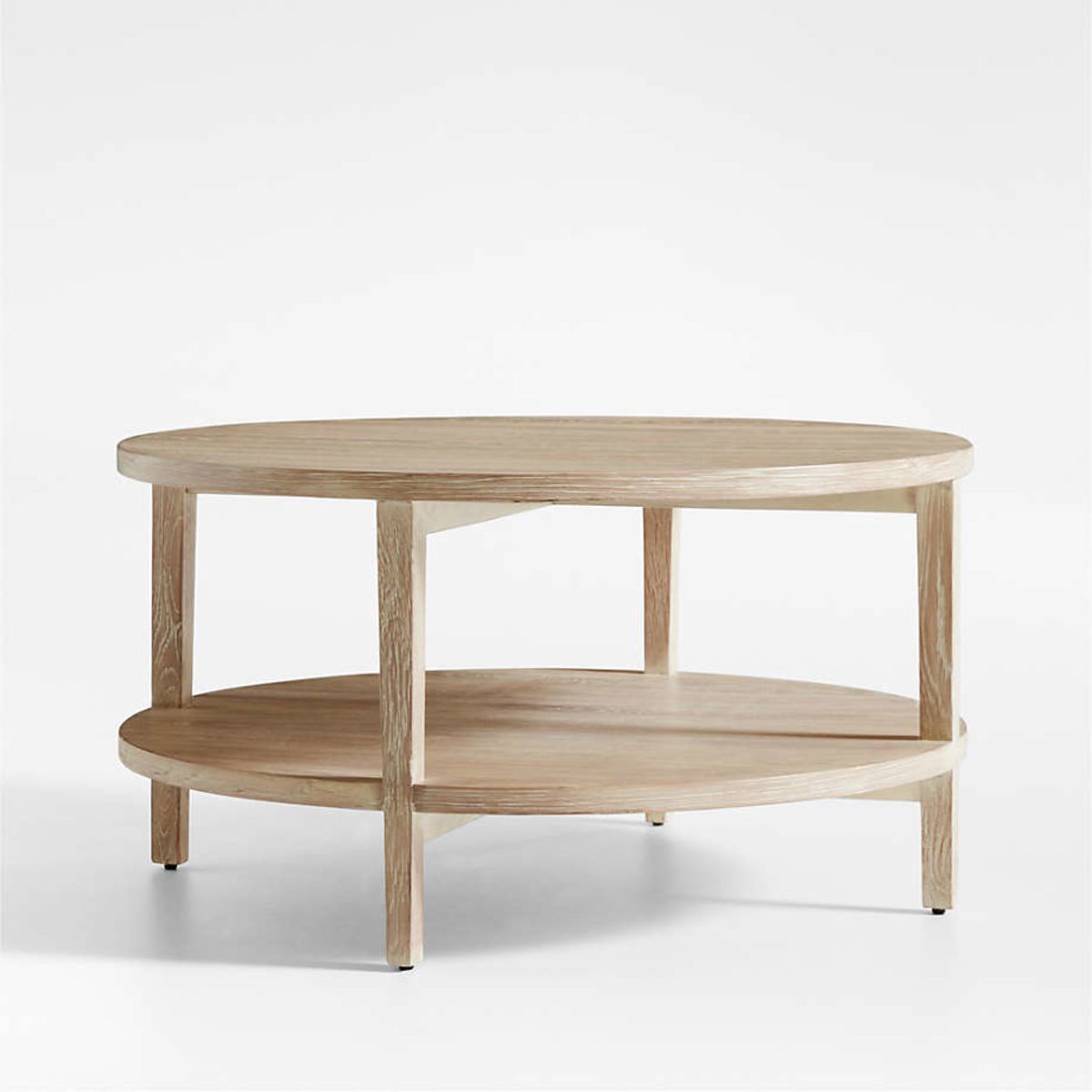 Clairemont Round Natural Coffee Table | Spacejoy