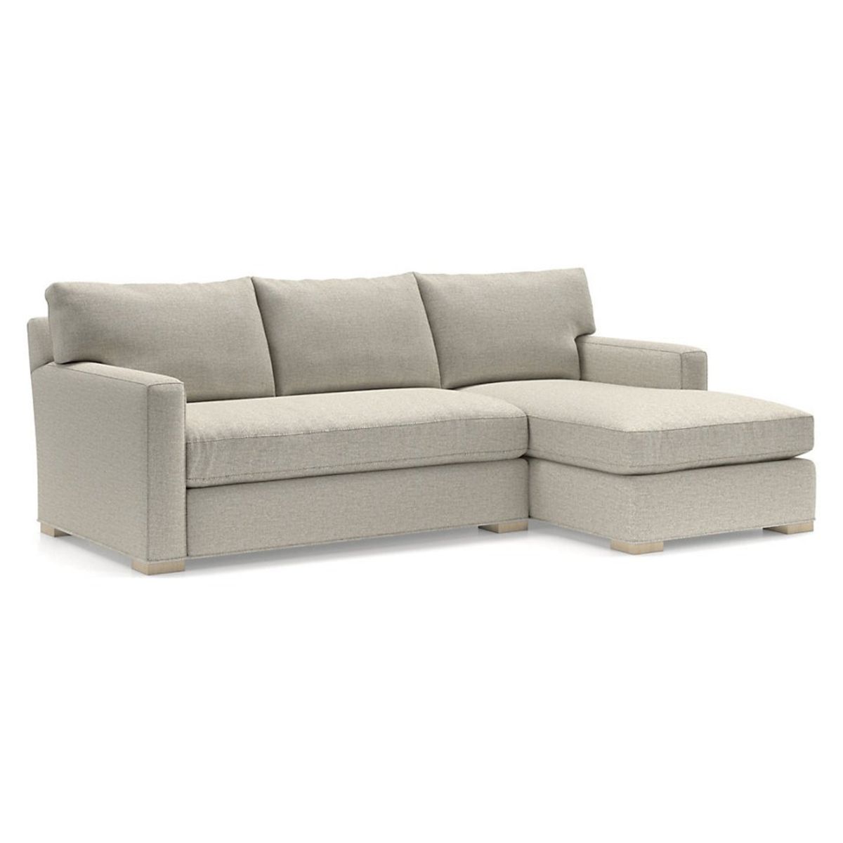 AXIS BENCH 2 PIECE SECTIONAL SOFA | Spacejoy