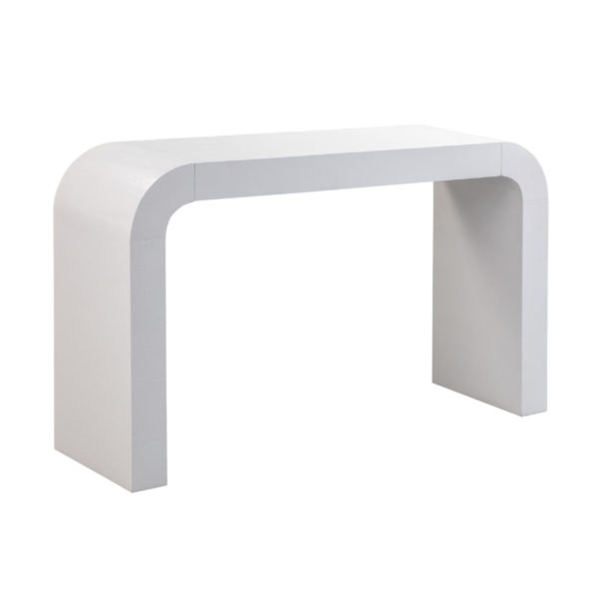 Bump White Console Table | Spacejoy