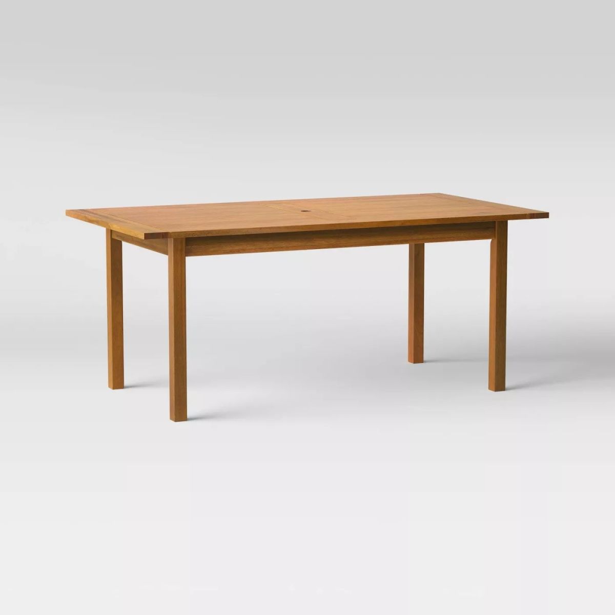 KAUFMANN RECTANGLE WOOD PATIO DINING TABLE | Spacejoy