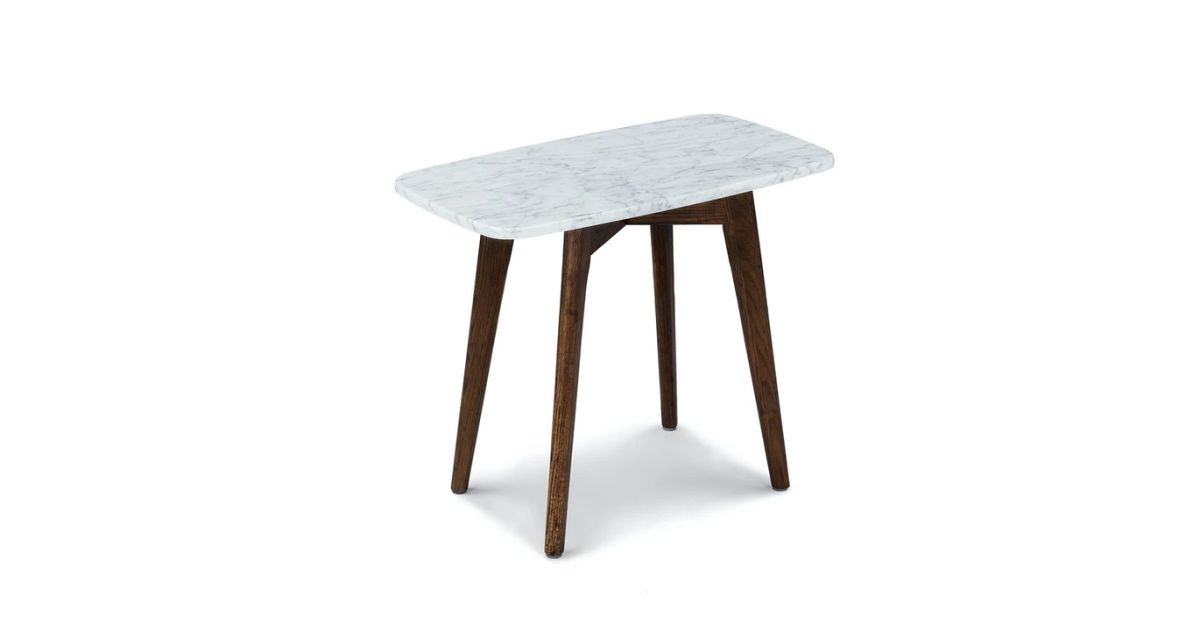 Vena Rectangular Side Table | Spacejoy