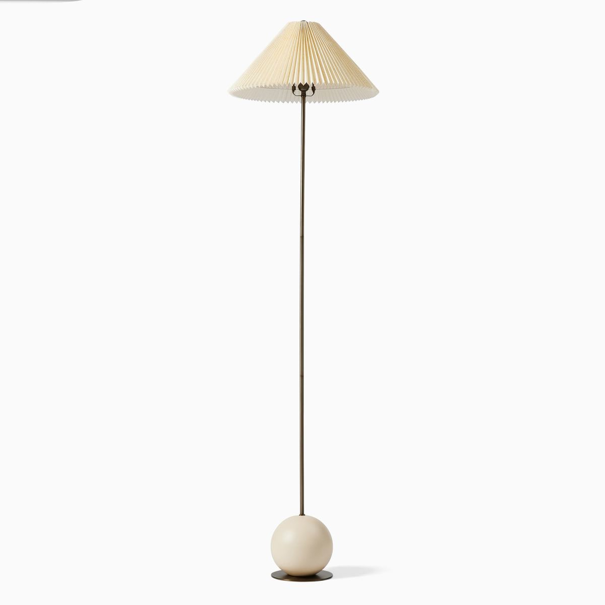 Sarah Sherman Samuel Metal Sphere Floor Lamp | Spacejoy