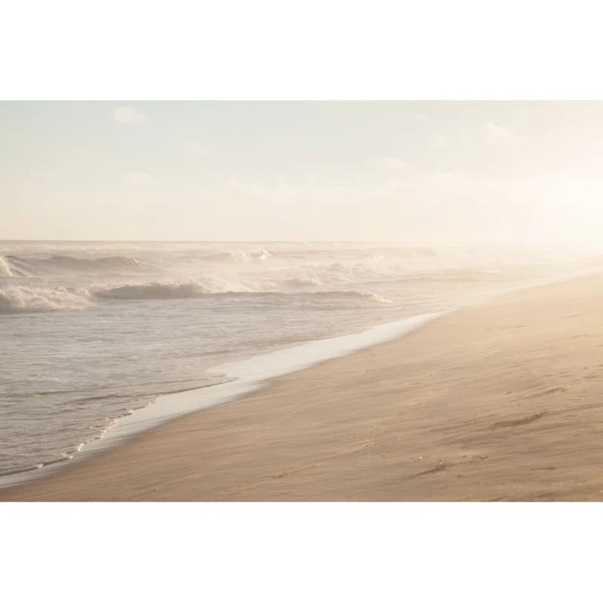 Cooper Beach On Canvas 48x32 | Spacejoy