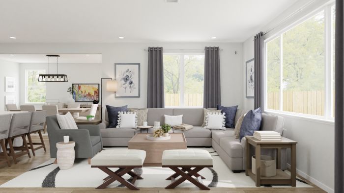 Check Open Living/Dining Room design review created for Johanna Pajota ...