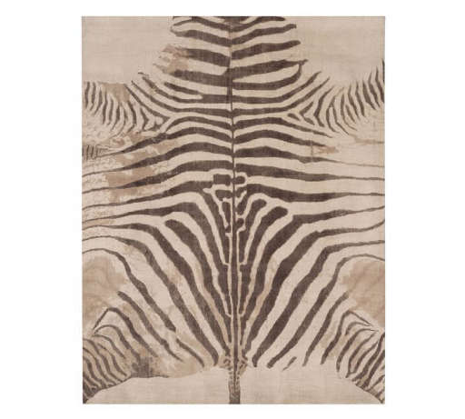ZEBRA PRINTED RUG