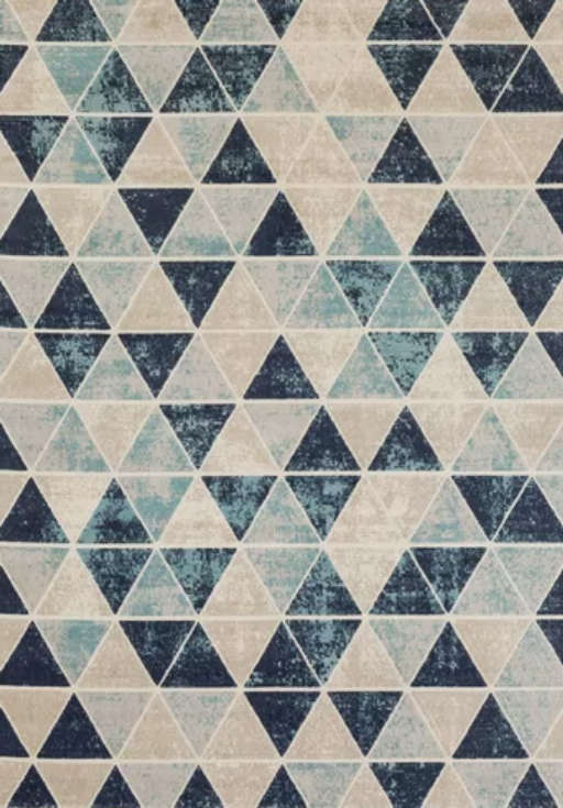 Huerta Aqua/Beige Area Rug