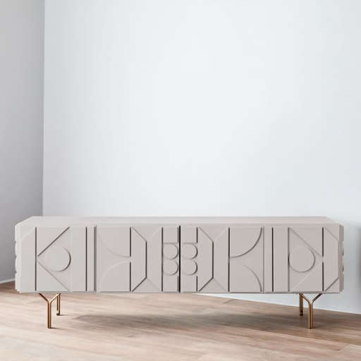 Pictograph Media Console (84) - Flax