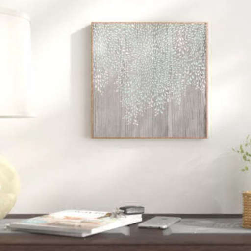 'Coastal Raindrops' Framed Graphic Art