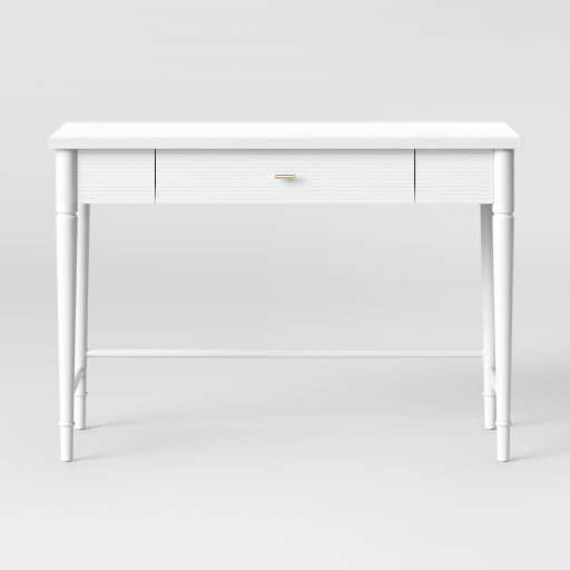 Cambridge Turned Leg Desk Ivory