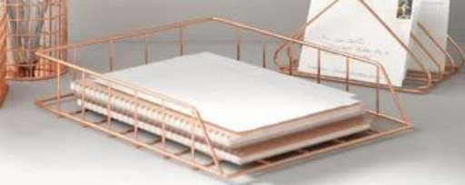 Amanda Wire Metal (Letter Tray)