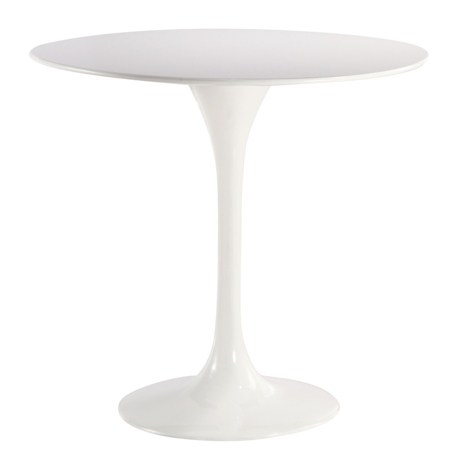 Daisy Fiberglass Dining Table - White Fiberglass - 31" Round