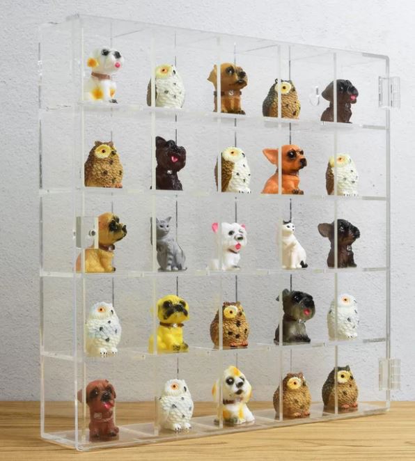 Mountable 25 Compartments Display Case