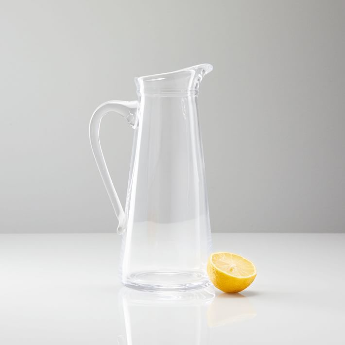 Tall Glass Pitcher