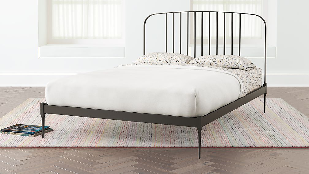 Larkin Black Metal Bed-Full