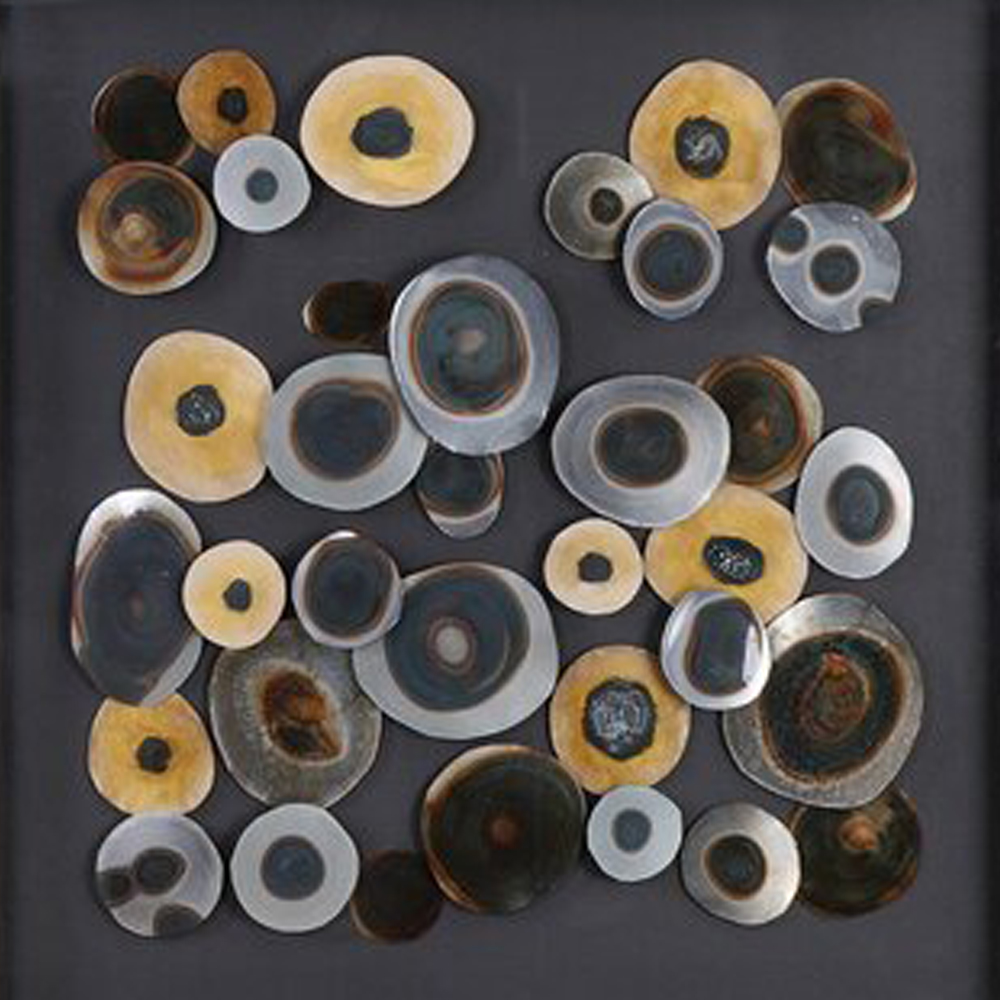 2 Piece Discs Art Squares Wall Décor Set