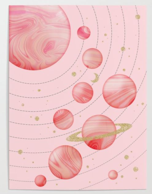 The Pink Solar System Poster