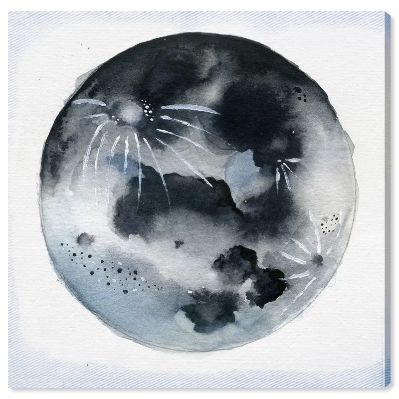 Full Moon Flow Graphic Art